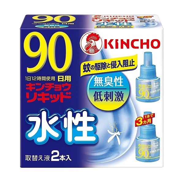 KINCHO 水性 キンチョウリキッド 取替え液 90日用 無香料 2本入: 日用消耗品 | ロイヤルホームセンター公式オンラインストア「ロイモール」