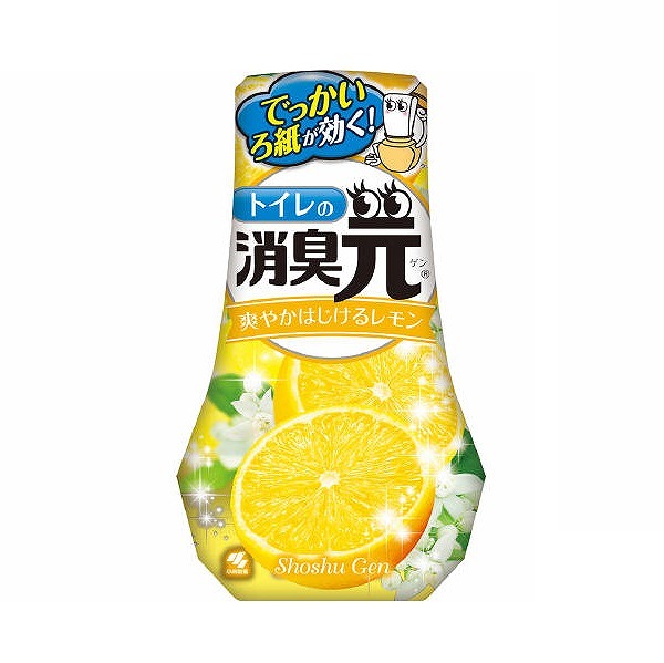 トイレの消臭元 爽やかはじけるレモン 400mLの通販 | ロイヤルホームセンター公式ロイモール